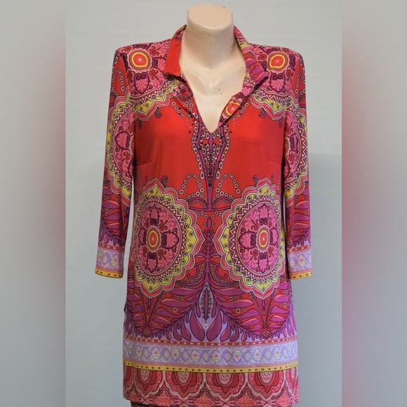 Joseph Ribkoff | Tops | Joseph Ribkoff Multi Colored Tunic Size | Poshmark